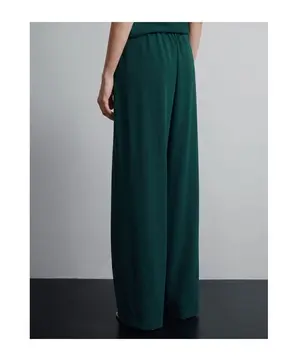 Marella Elastic-waist Knit Casual Trousers