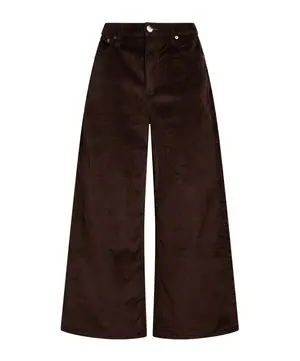 Rag & Bone Loose Corduroy Trousers - Brown