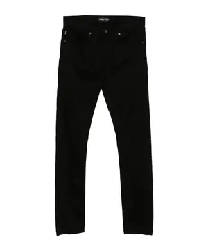 TOM FORD Casual Trousers With Belt Loops - Black