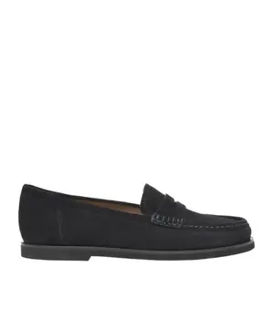 GIANVITO ROSSI Vernon Suede Loafers - Black