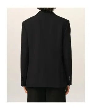 AMI Paris Single Breasted Straight-fit Blazer