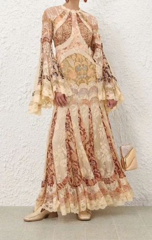 Zimmermann Valiant Panelled Gown