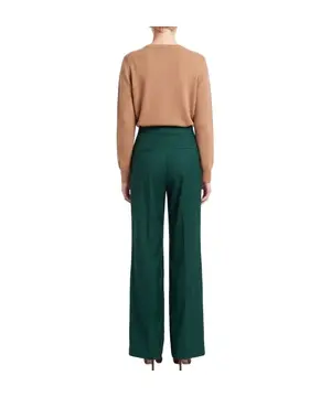 Max Mara Solid-colored Flared Pants