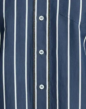 Brunello Cucinelli Striped Long-sleeve Shirt