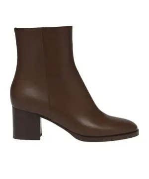 GIANVITO ROSSI 60mm Santiago Block-heel Ankle Boots - Green