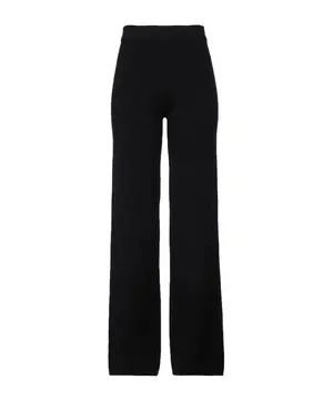 Max Mara Loose-fitting Knit Pants - Black