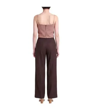 Max Mara Sleeveless Squareneck Cropped Top