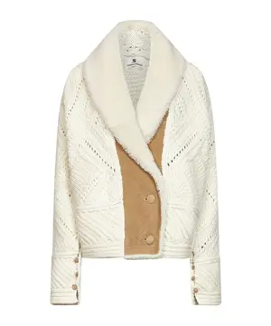 ERMANNO SCERVINO Ermanno Scervino Textured Knit Short Coat