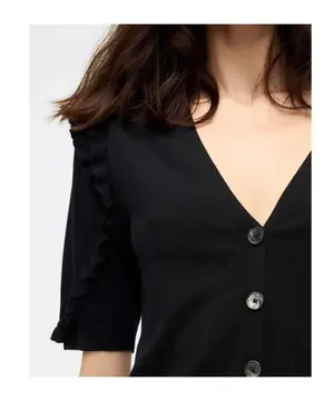 Marella Ruffle-trimmed Knit Top