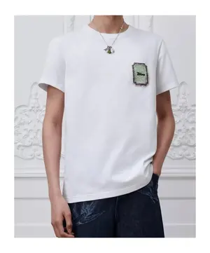 Dior Medaillon T-shirt, Relaxed Fit - White