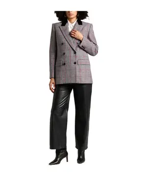 Chloé Plaid Double- Blazer