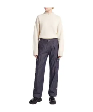 Burberry Dark Denim Cargo Pants