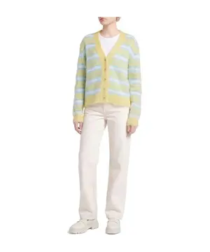 Marni Striped Knit Cardigan