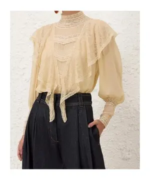 Zimmermann Momentum Waterfall Blouse