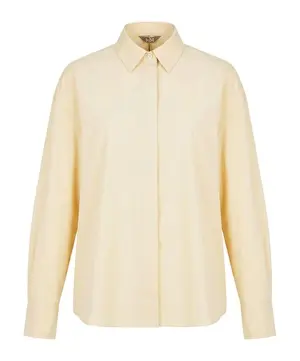 Max Mara Minimalist Long-sleeve Shirt - Yellow