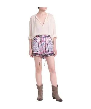 Isabel Marant Étoile Multi-colored Chiffon Shorts