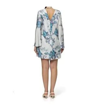 Marella Printed Long-sleeve Dress
