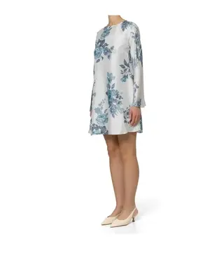 Marella Printed Long-sleeve Dress