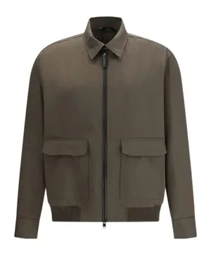 Brioni Zip-up Pocket Detail Jacket
