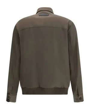 Brioni Zip-up Pocket Detail Jacket