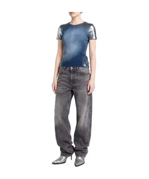 DIESEL® Solid-color Short-sleeved T-shirt