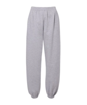 Magda Butrym Cotton-blend Jersey Sweatpants - Gray