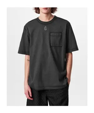 Alexander McQueen Vintage Wash Pocket Crew Neck Tshirt