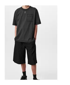Alexander McQueen Vintage Wash Pocket Crew Neck Tshirt
