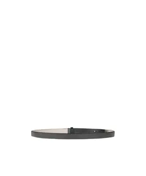 Brunello Cucinelli Minimal Leather Belt - Black