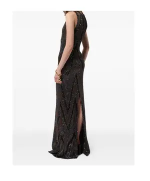 Missoni Sequin-embellished Zigzag-knit Dress