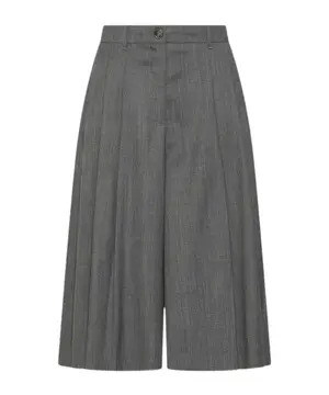 Marella Pleated Bermuda Shorts