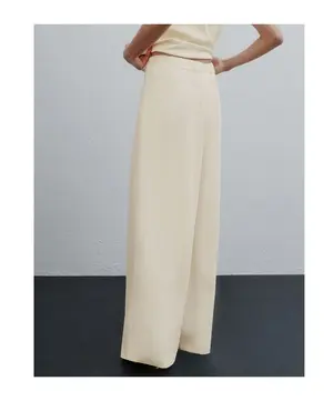 Marella Elastic-waist Knit Casual Trousers