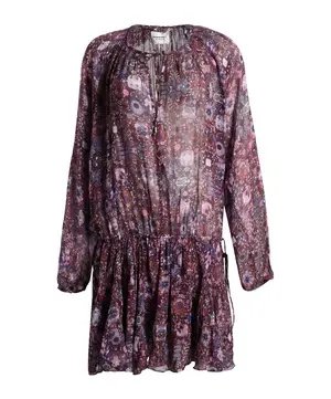 Isabel Marant Étoile Printed Tiewaist Maxi Dress - No