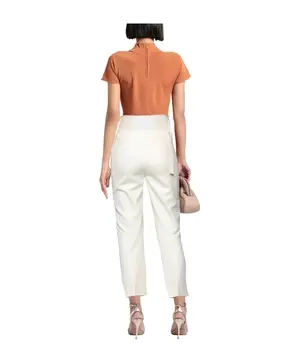 Sportmax Minimal Stretchtwill Trousers - White