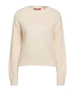 Max Mara Simple Solid-color Knit Fabric - Ivory