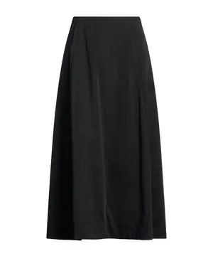 Balenciaga Solid-colored Flare Skirt - Black