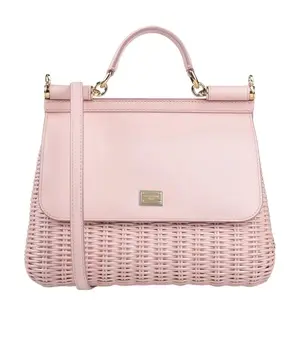 Dolce & Gabbana Minimalist Glossy Handbag - Pink