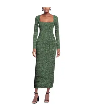 GANNI Two-tone Designed Dress