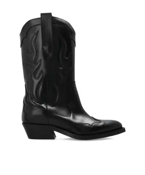 ALOHAS Calyx High-heeled Ankle Boots - Black