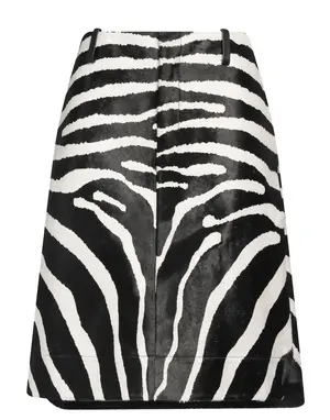 Jacquemus Zebra-print Umbrella Skirt