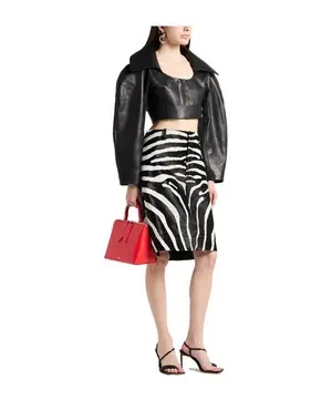 Jacquemus Zebra-print Umbrella Skirt
