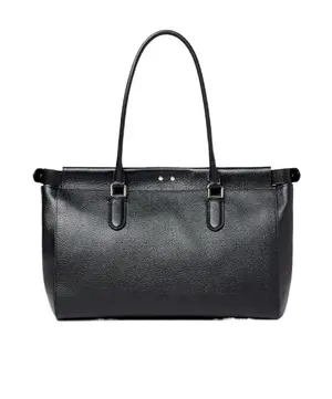 Fendi Peekaboo Tote Small Leather Bag - Black