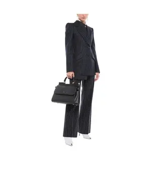 Dolce & Gabbana Minimal Largesize Leather Handbag