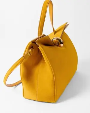 Jacquemus The Valérie Suede Tote Bag
