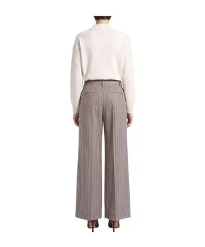 Brunello Cucinelli Oversized Striped Tailored Trousers