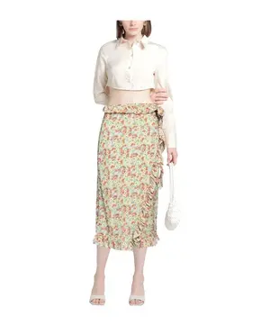 GANNI Floral Tulle Skirt