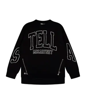 Stella McCartney Simple Logo Hoodie - Black