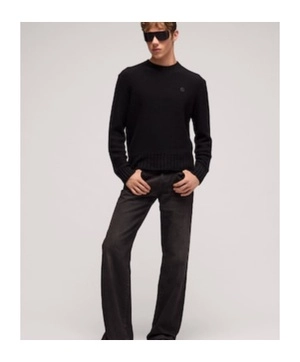 Gucci Logo Embroidered Knitted Jumper