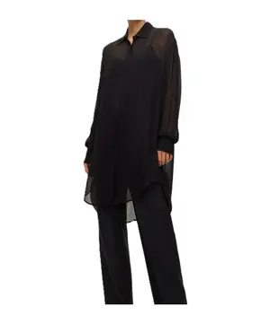 Hugo Boss Sheer Long Shirt Dress