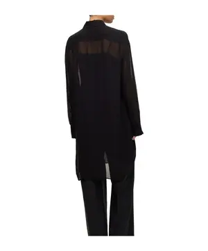 Hugo Boss Sheer Long Shirt Dress